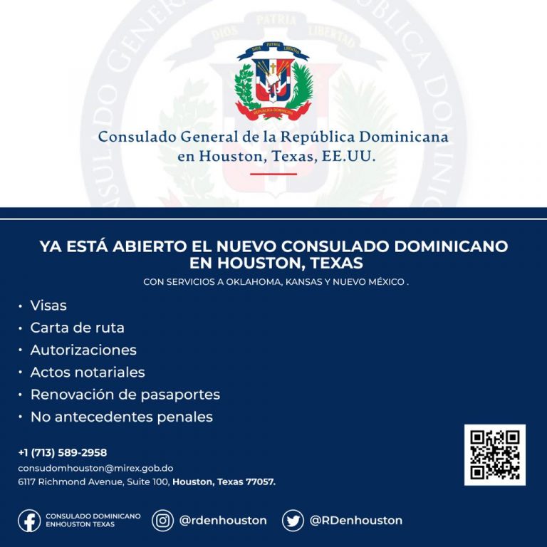 Inicio - Consulado General de la República Dominicana en Houston, Texas ...